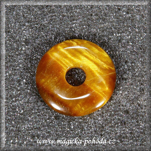 Tygří oko 0501VII-08 donut SYMBOL SLUNCE | MAGICKA POHODA